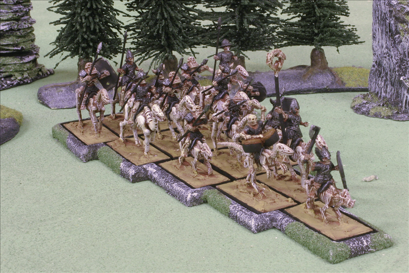 15 Cavalry Wedge Movement Tray - Battlezone Miniatures