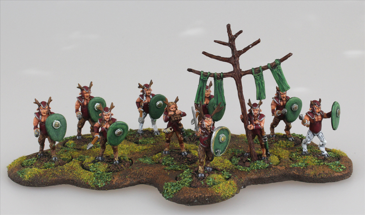 Faun Warriors Regiment Set - Battlezone Miniatures