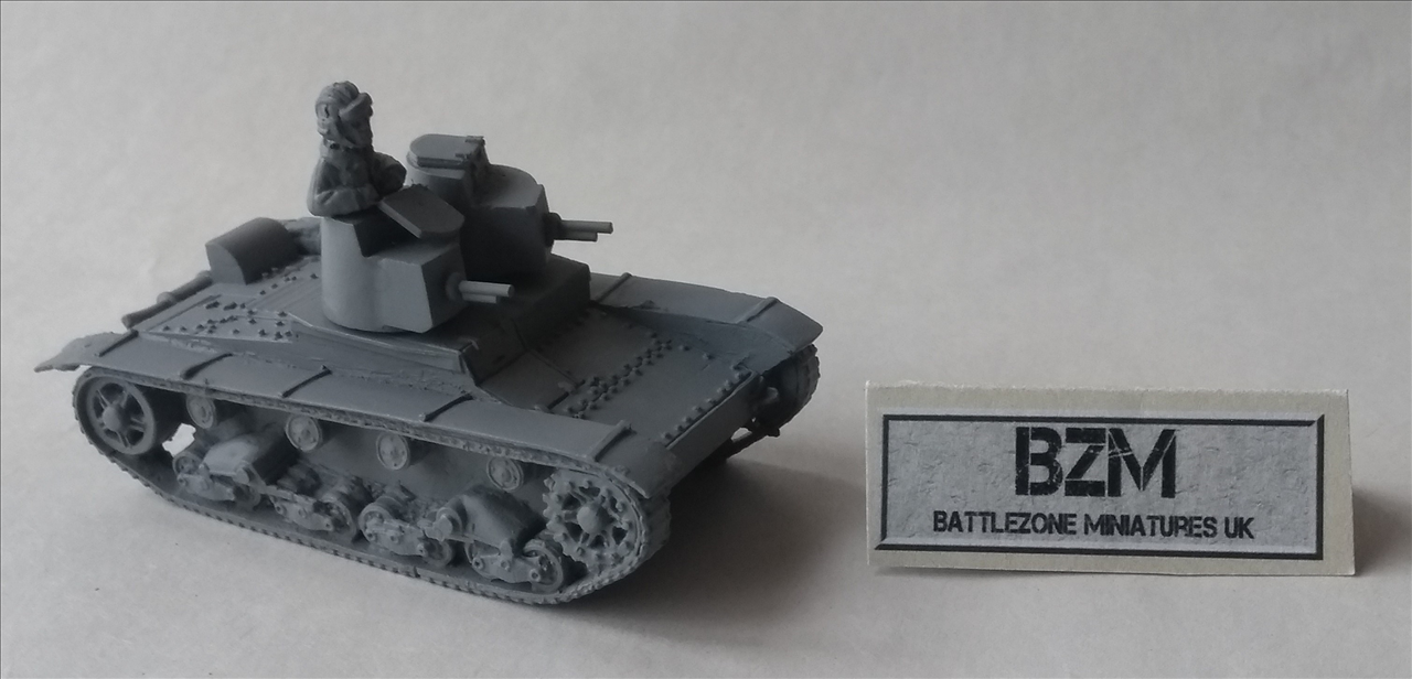 T-26 (Twin Turret) - Battlezone Miniatures