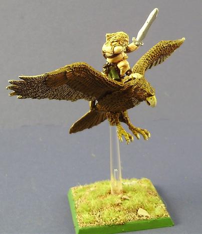 Wood Elf Eagle Rider 1 - Battlezone Miniatures