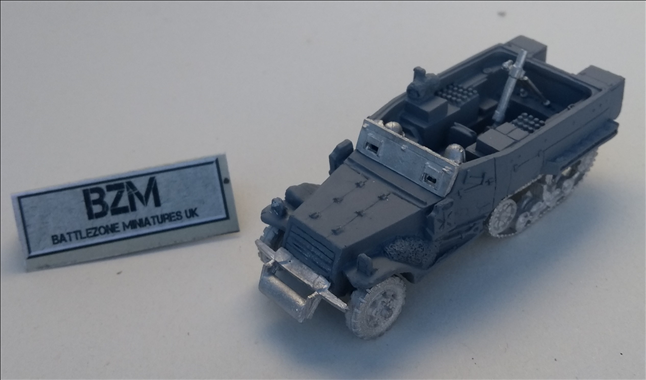M4A1 Half-track 81mm mortar carriage - Battlezone Miniatures